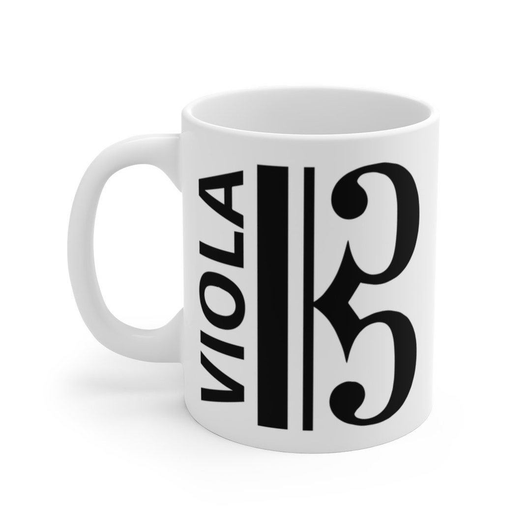 Viola Alto Clef Coffee Mug, - Etsy