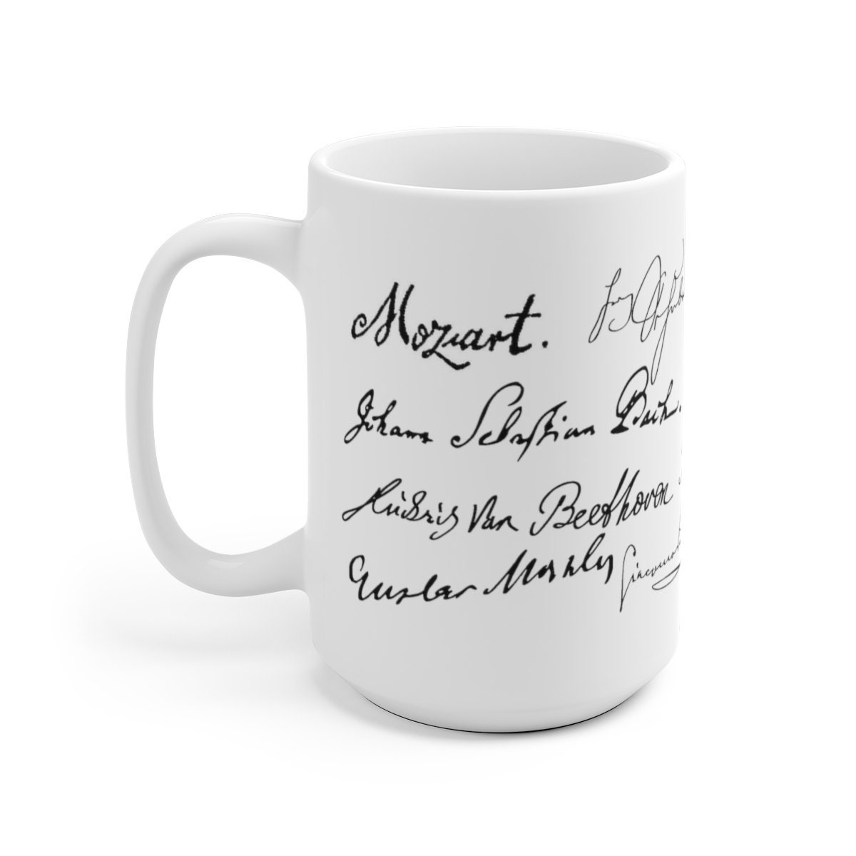 Signatures of Composers Coffee Mug, - Etsy