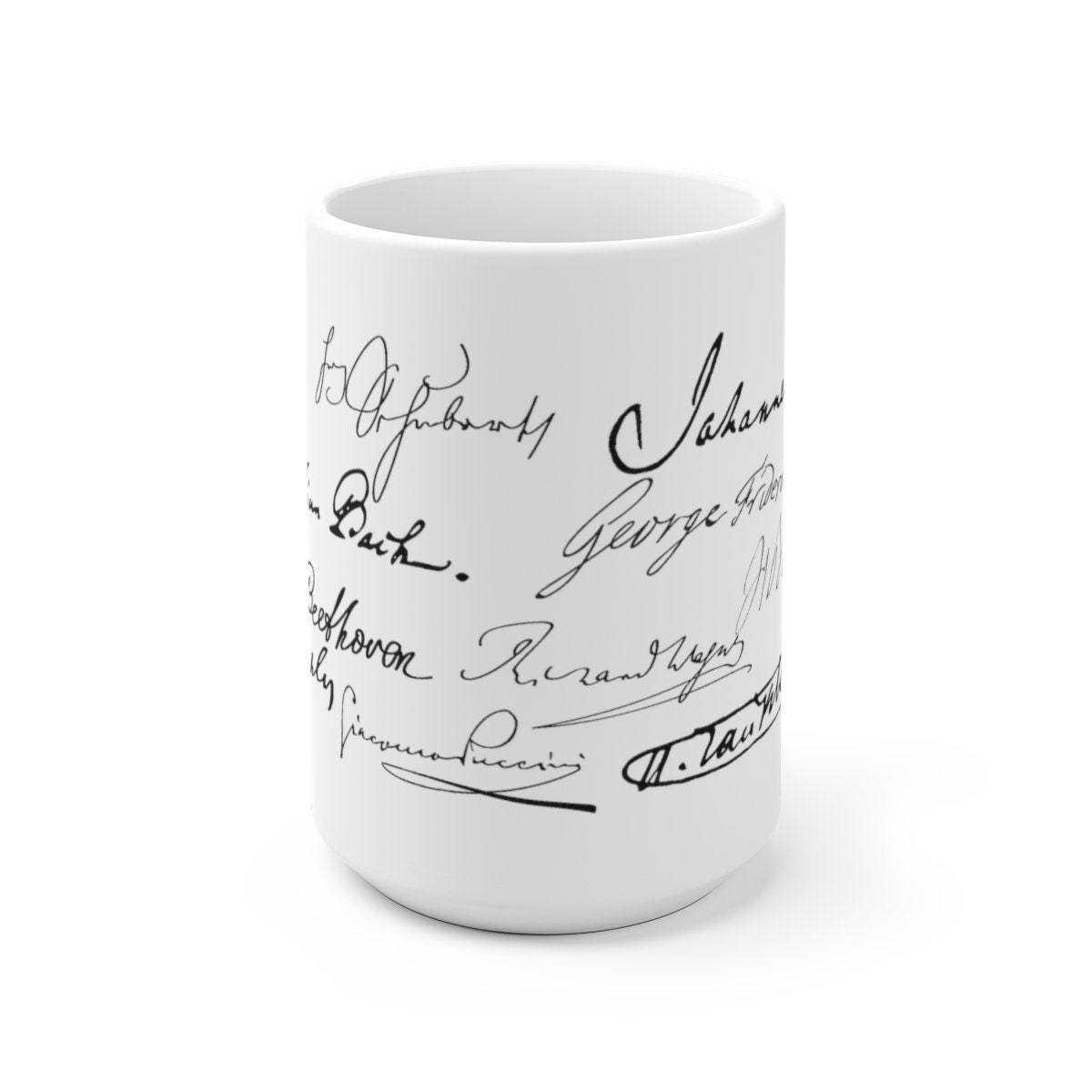 Signatures of Composers Coffee Mug, - Etsy