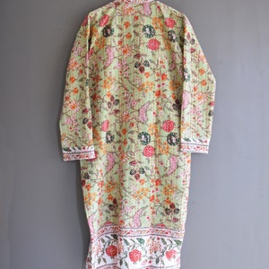 Traditional Kantha Quilted Kimono Indian Handmade Cotton Fabric ...