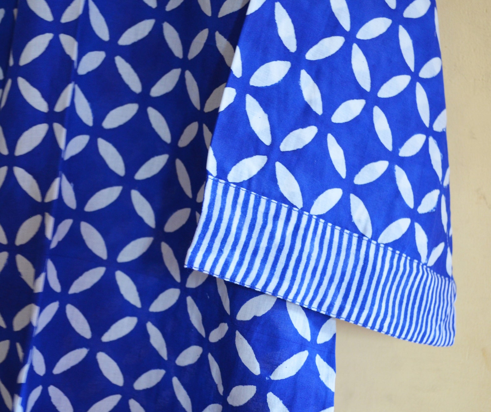 Handmade Night Wear Hand Block Printed Ethnic Dress Throw | Etsy