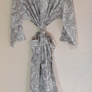Indian Hand Block Cotton Kimono, Bath Robe, Indian Kimono, Kimono Dress ...