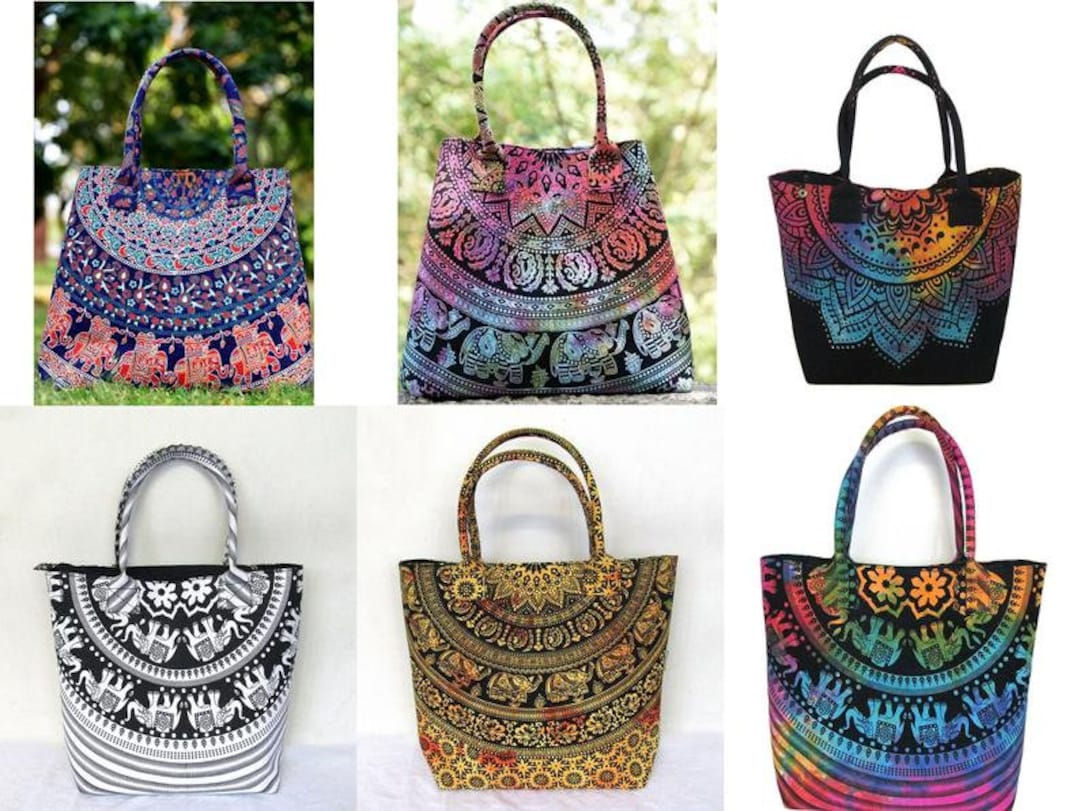 Best Selling Mandala Tote Bag/ Women Shoulder Shopping Bag Indian ...