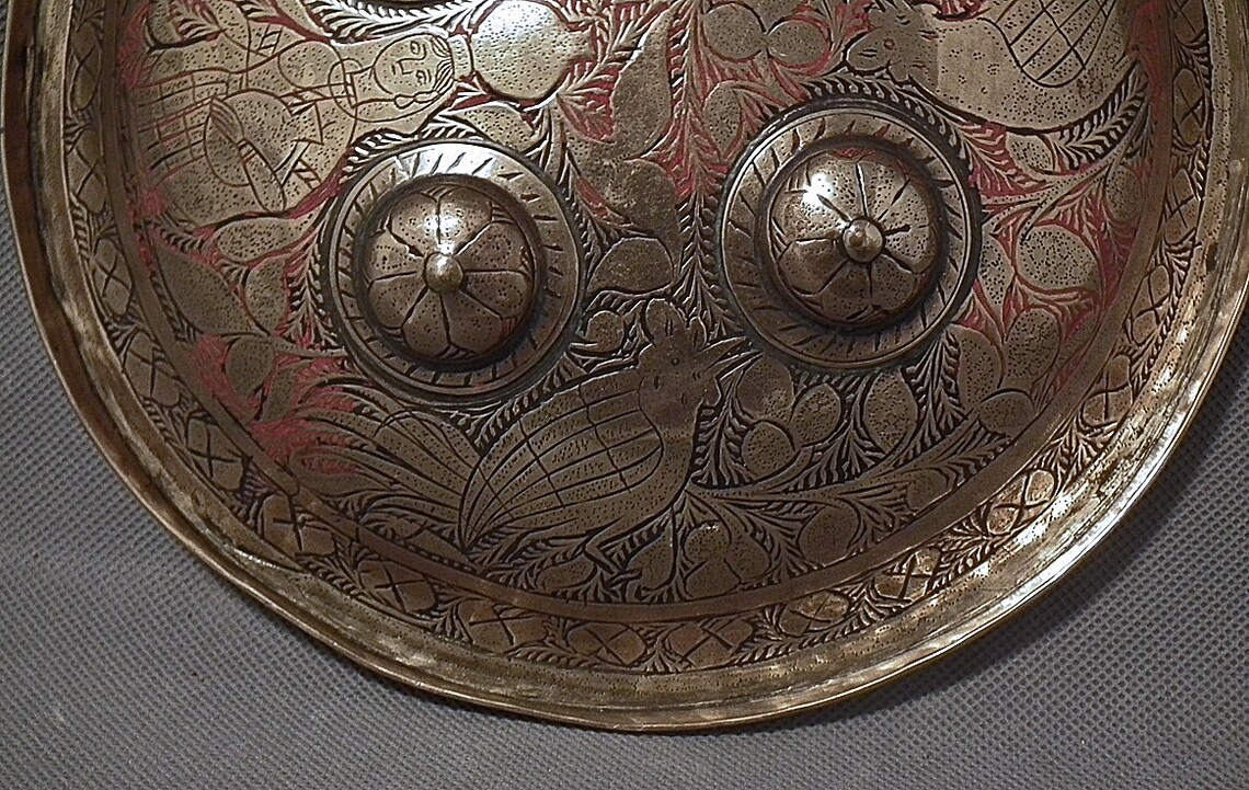 Antique Indo Persian Islamic or Sikh Shield Gatka Dhal 18-19th | Etsy