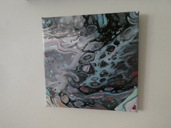 ROCK POOL 2 Acrylic Painting on Canvas | Etsy