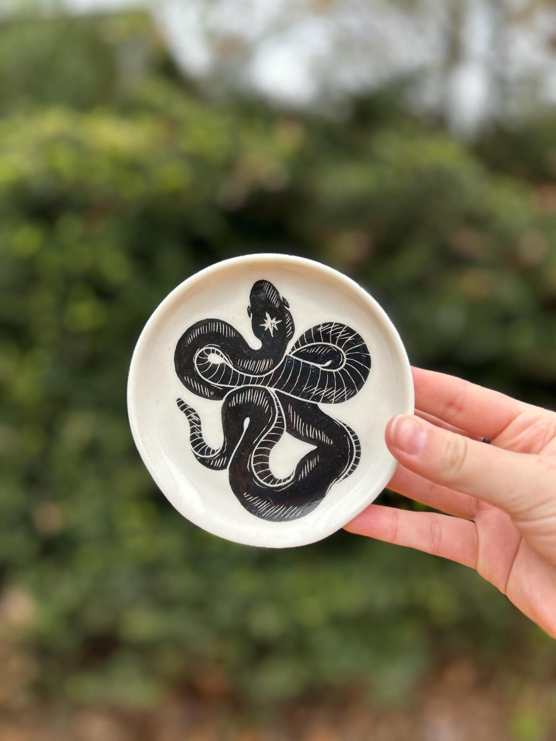 Snake Ceramic Spoon Rest Porcelain Pottery - Etsy