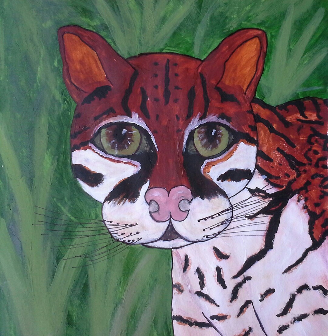 Ocelot Print - Etsy