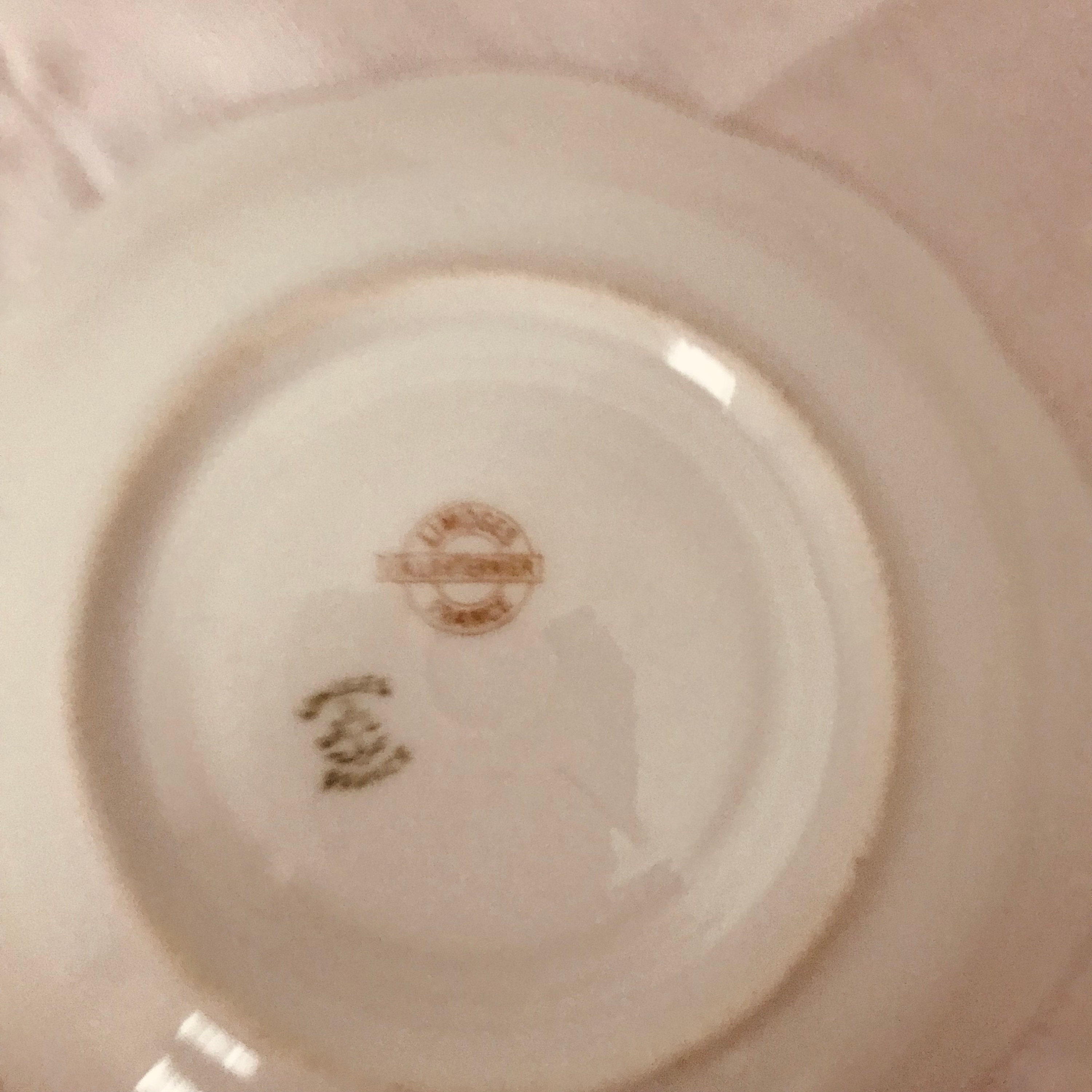 Limoges France A. Lanternier Antique Teacup & Saucer Roses Pattern ...