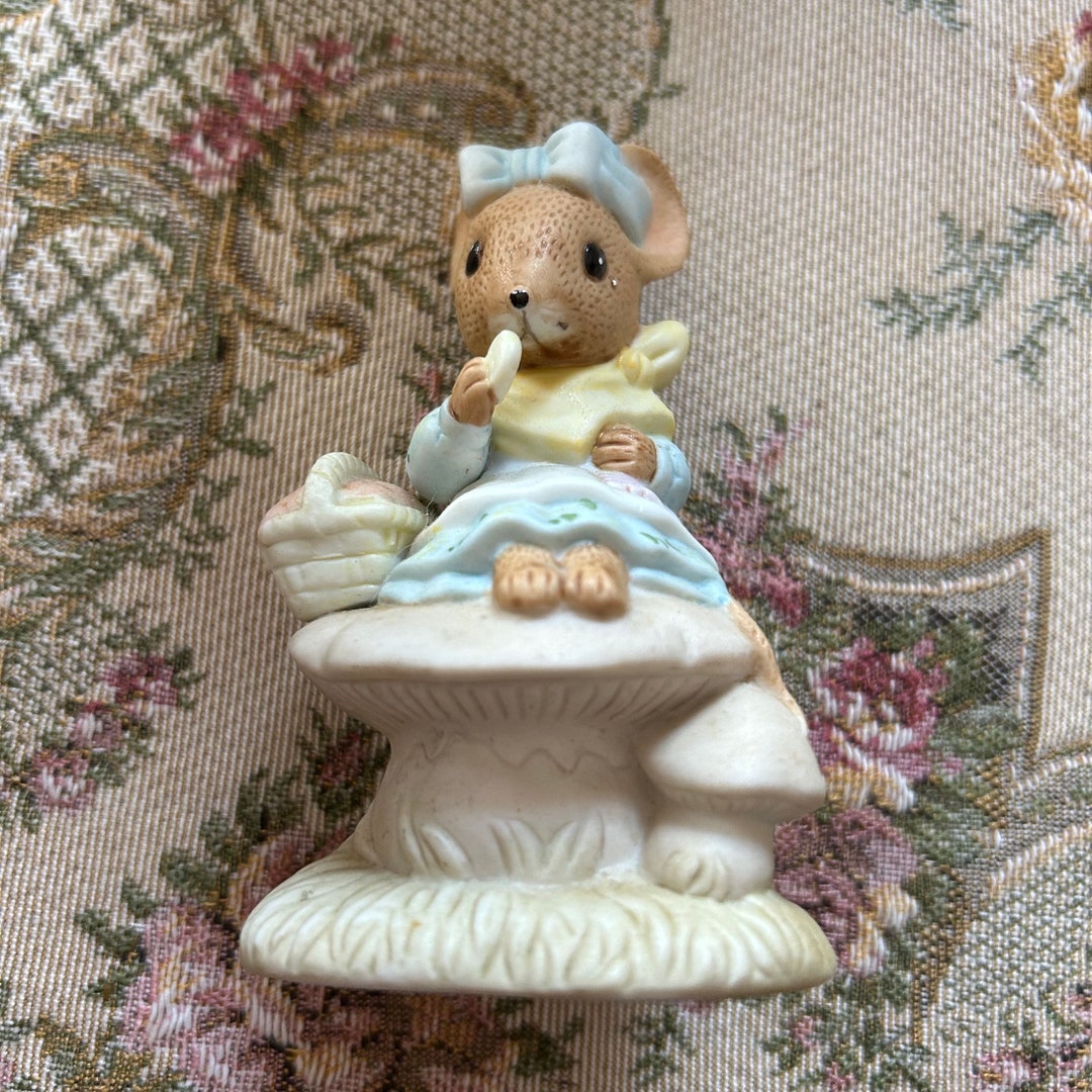 Country Calico Mice Enesco 1982 Days of the Week Sunday Figurine ...