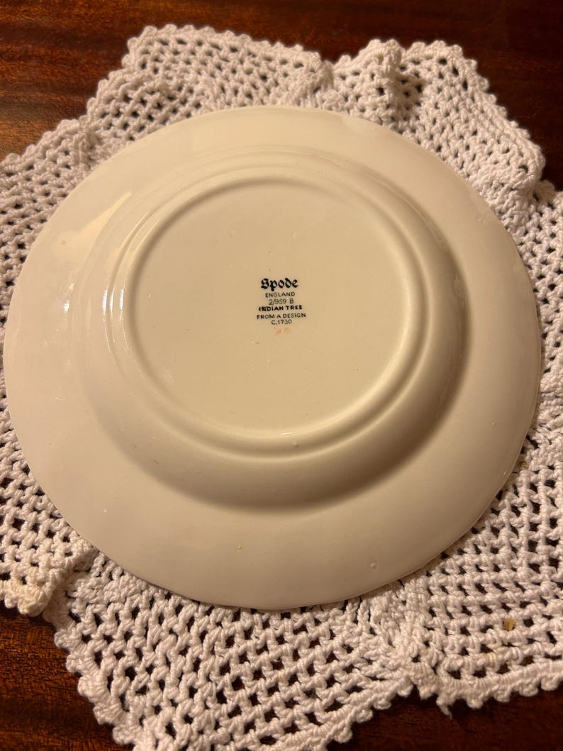 Copeland Spode Indian Tree Mark From 1950’s - Etsy