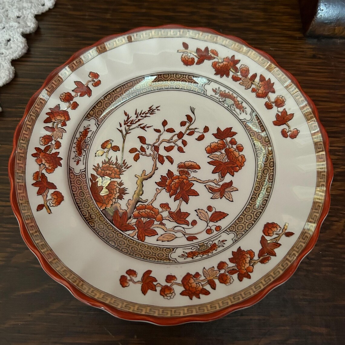 Copeland Spode India Tree Five Piece Place Setting Old Mark From Early ...