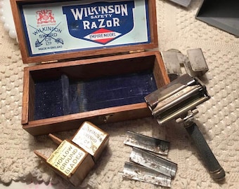 Vintage Wilkinson Sword Co LTD Empire Model Safety Razor With Original ...