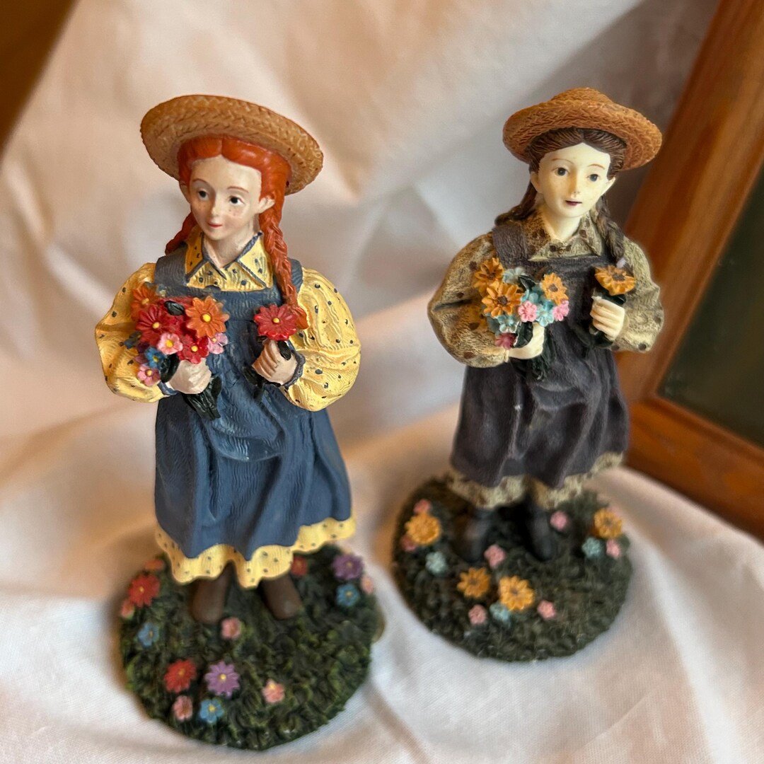 Anne of Green Gables Vintage Figurines “anne” “diana” Bonus Kindred ...