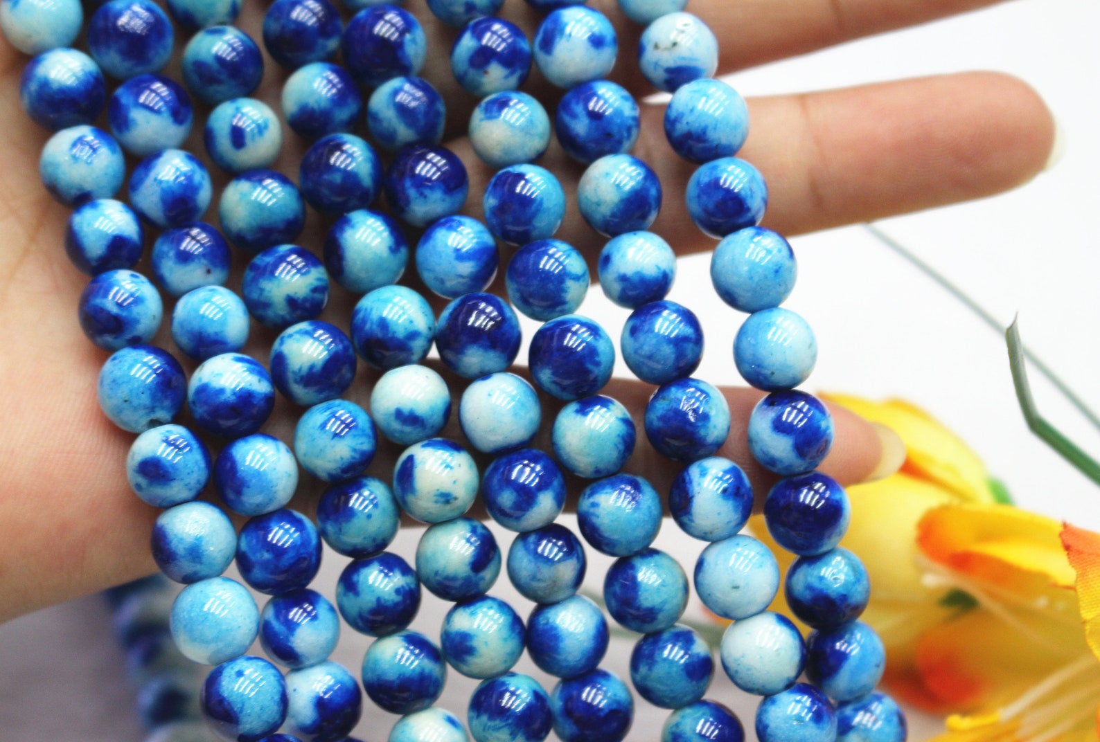 Rainbow Stone Jade Smooth Round Beads 4mm 6mm 8mm 10mm 12mm - Etsy