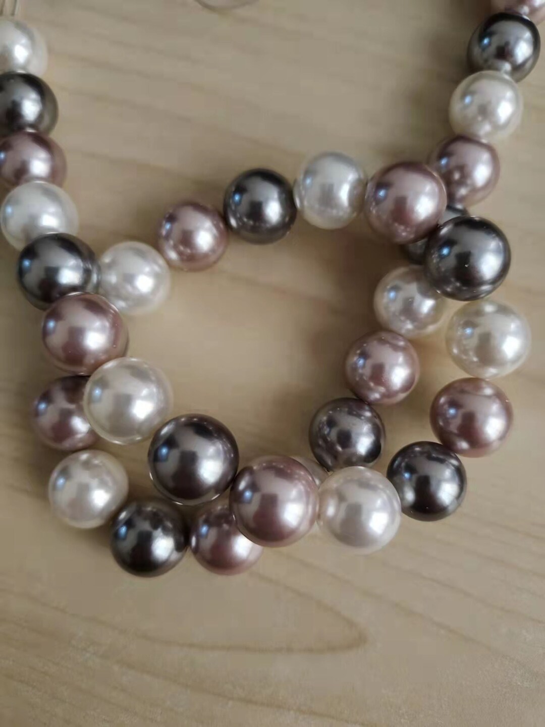 South Mixed Color Sea Shell Pearls Round Beads, 6mm 8mm 10mm 12mm Sea ...