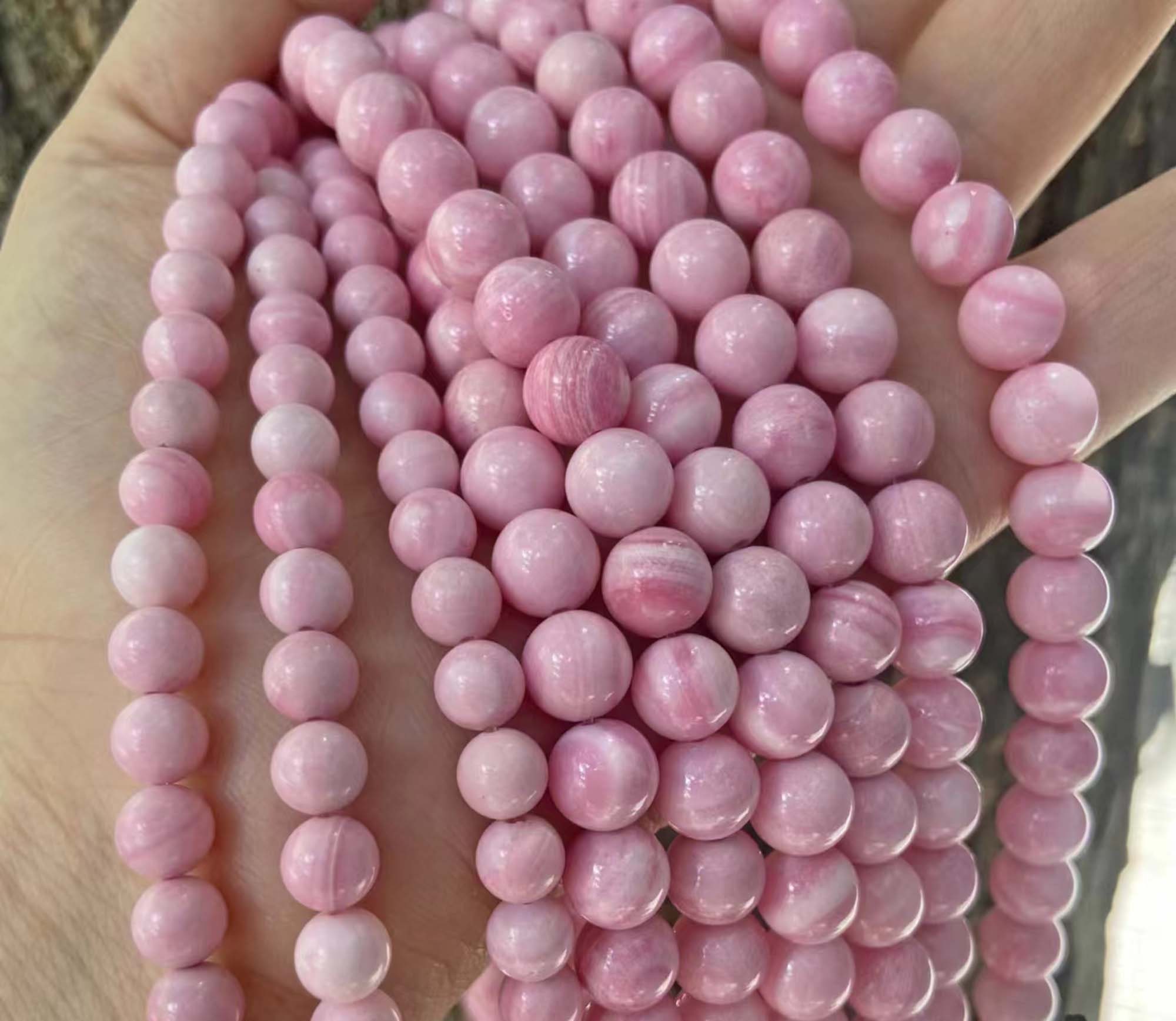 Optimize Pink Conch Shell Round Beads,pink Conch Shell Beads Loose ...