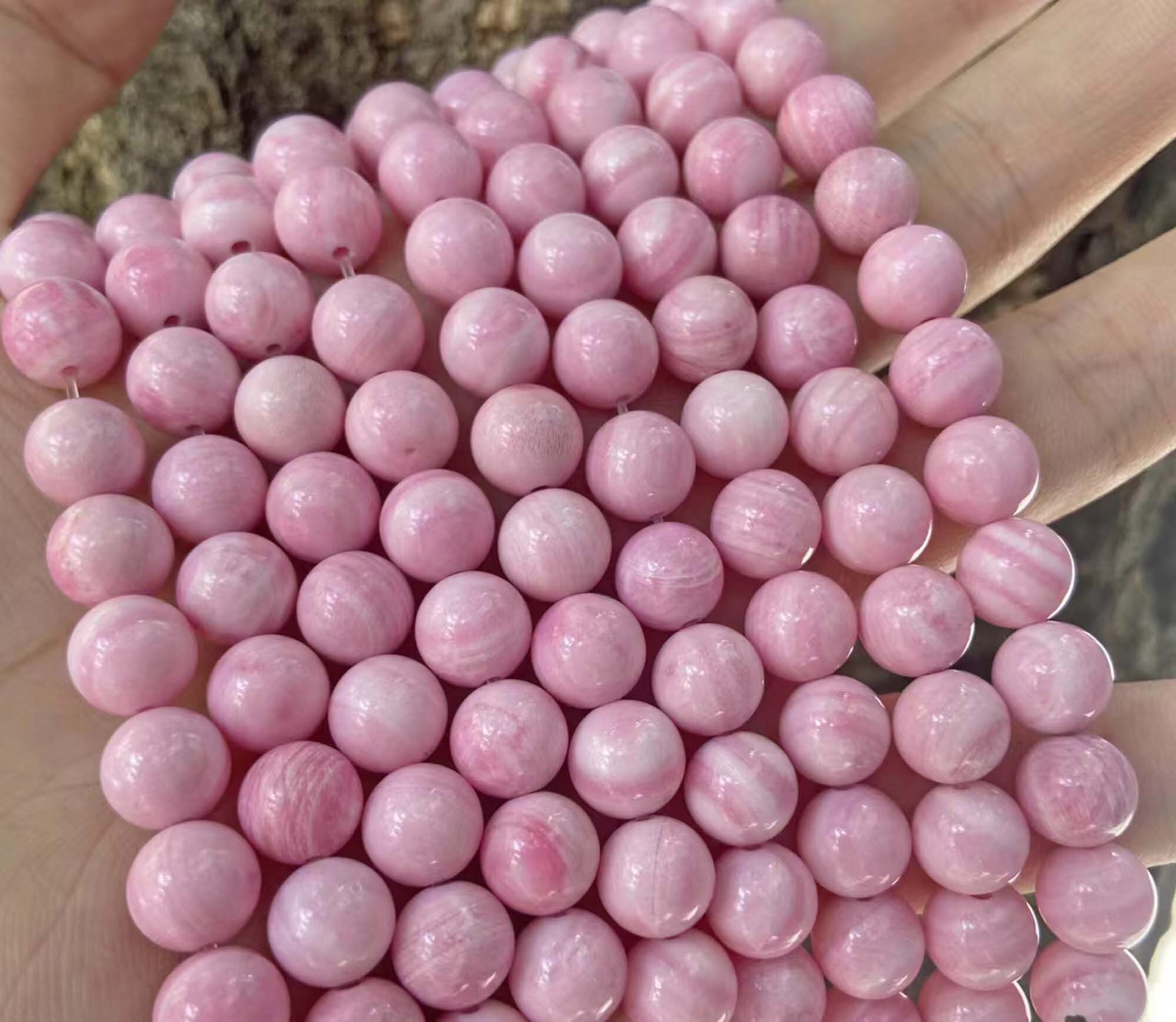 Optimize Pink Conch Shell Round Beads,pink Conch Shell Beads Loose ...