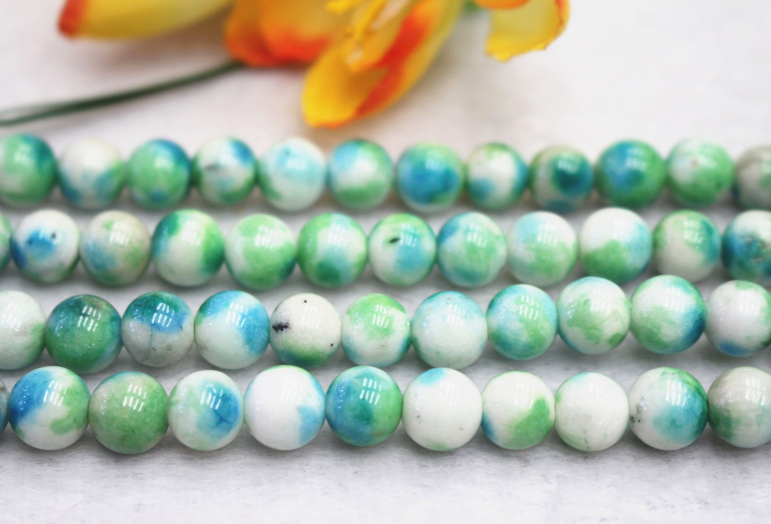 Rainbow Stone Jade Smooth Round Beads 4mm 6mm 8mm 10mm 12mm - Etsy
