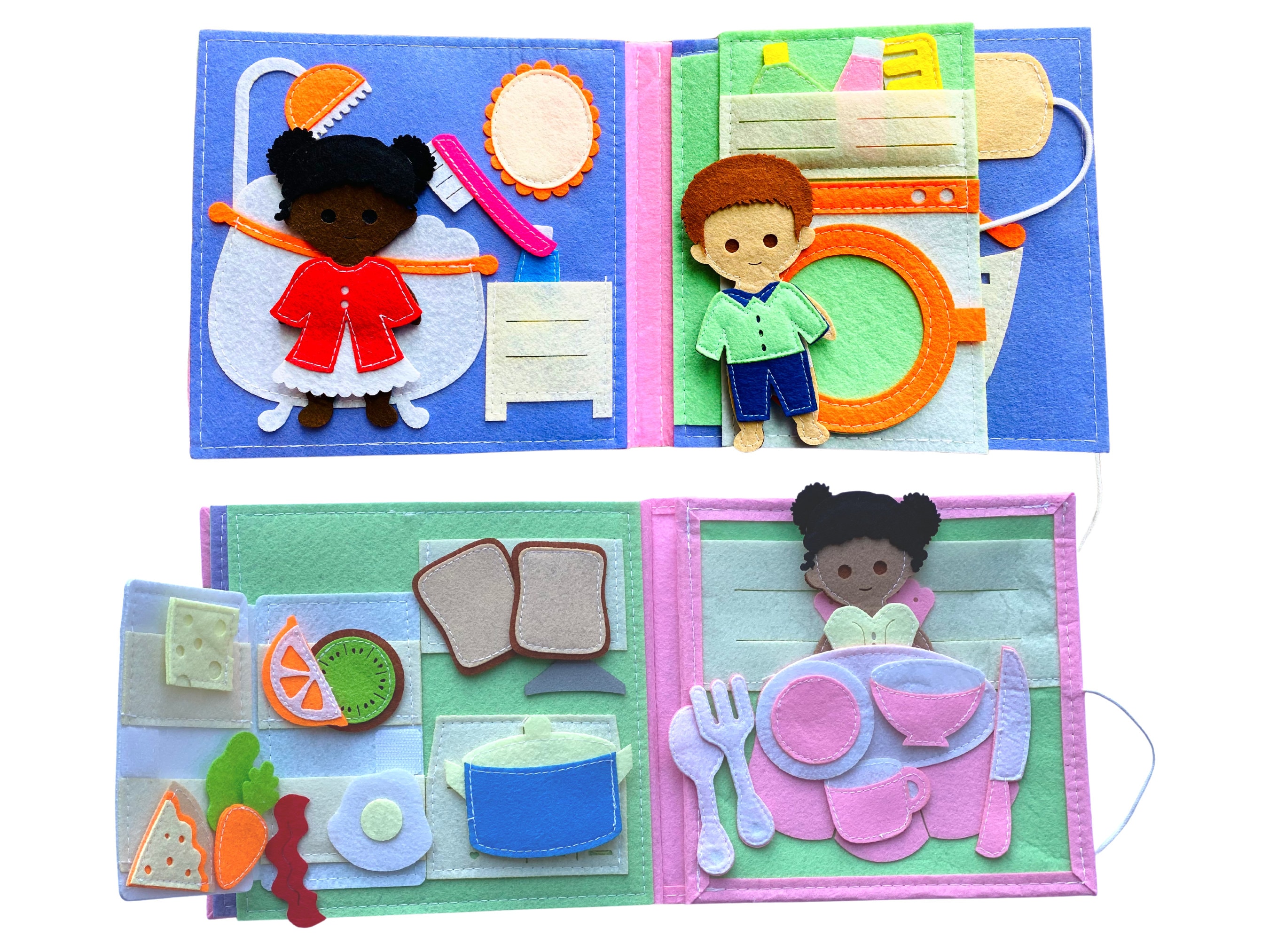 Everyday Life Toddler Quiet Book Personalized Quiet Book 2 Year Old ...