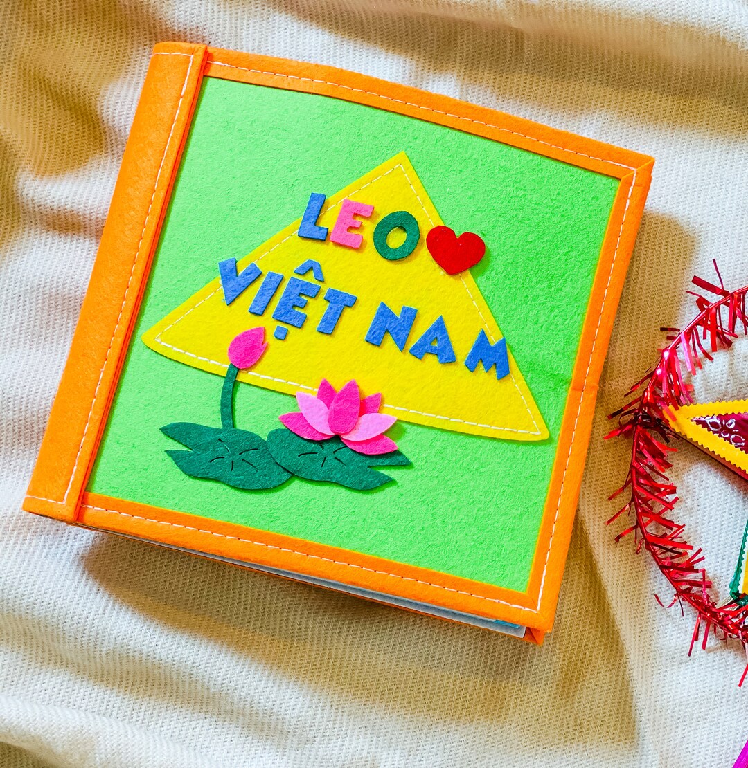 Personalized Vietnamese Baby Activity Book, Vietnamese Children's Book ...