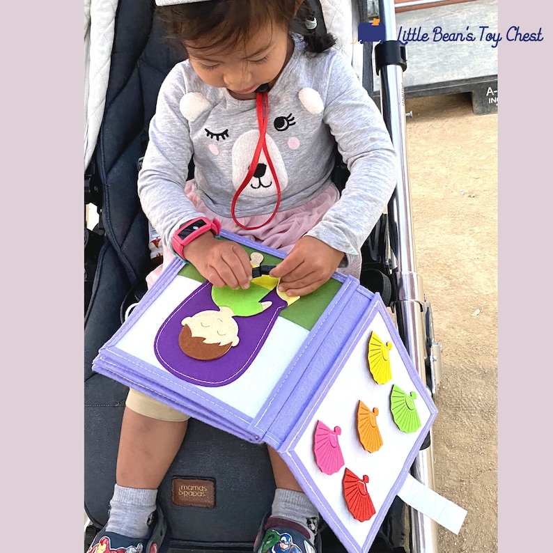 MONTESSORI Quiet Book for Toddler, Montessori Book, Busy Book ...