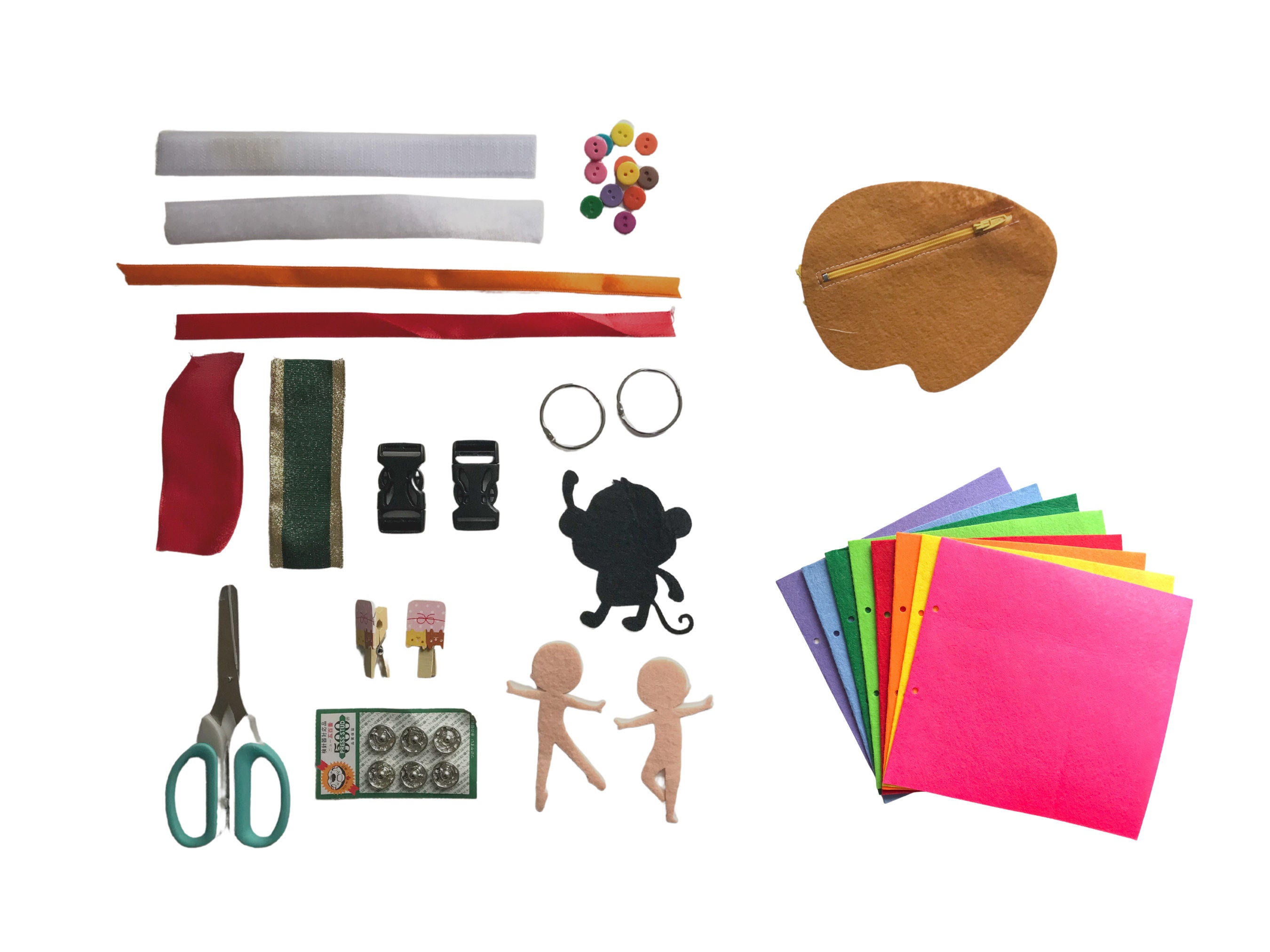 Montessori Quiet Book Patterns & DIY Kit | Quiet Book Toddler | Easy ...