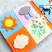 Custom Nursery Rhymes Quiet Book With Finger Puppet Set, Five Little ...