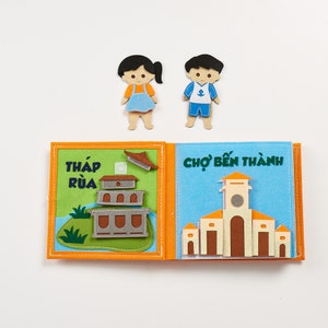Personalized Vietnamese Baby Activity Book, Vietnamese Children's Book ...