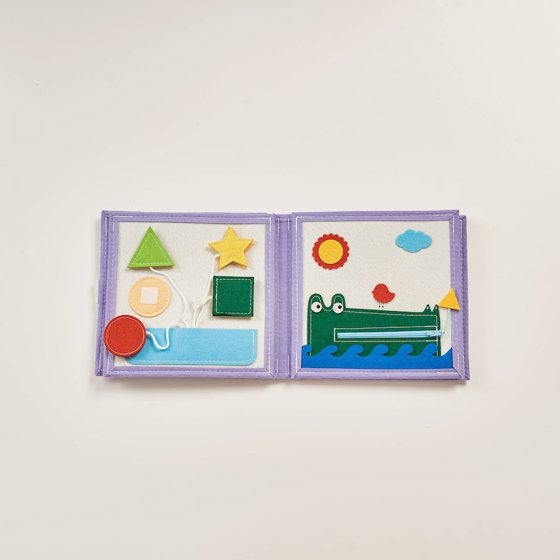 MONTESSORI Quiet Book for Toddler Montessori Book Busy Book - Etsy