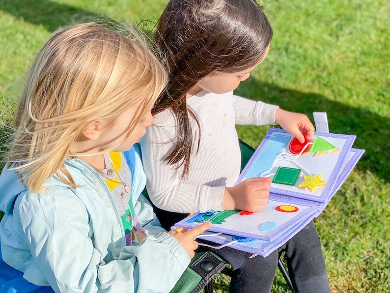 MONTESSORI Quiet Book for Toddler Montessori Book Busy Book - Etsy