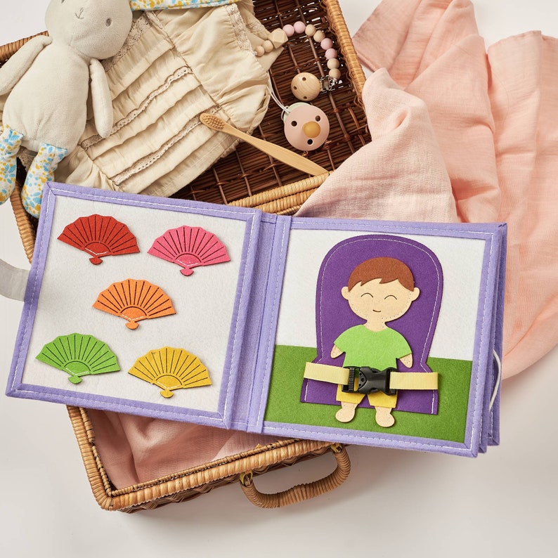MONTESSORI Quiet Book for Toddler, Montessori Book, Busy Book ...