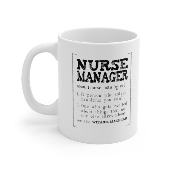 Nurse Manager Mug Nurse Manager Gift Gift for Manager | Etsy