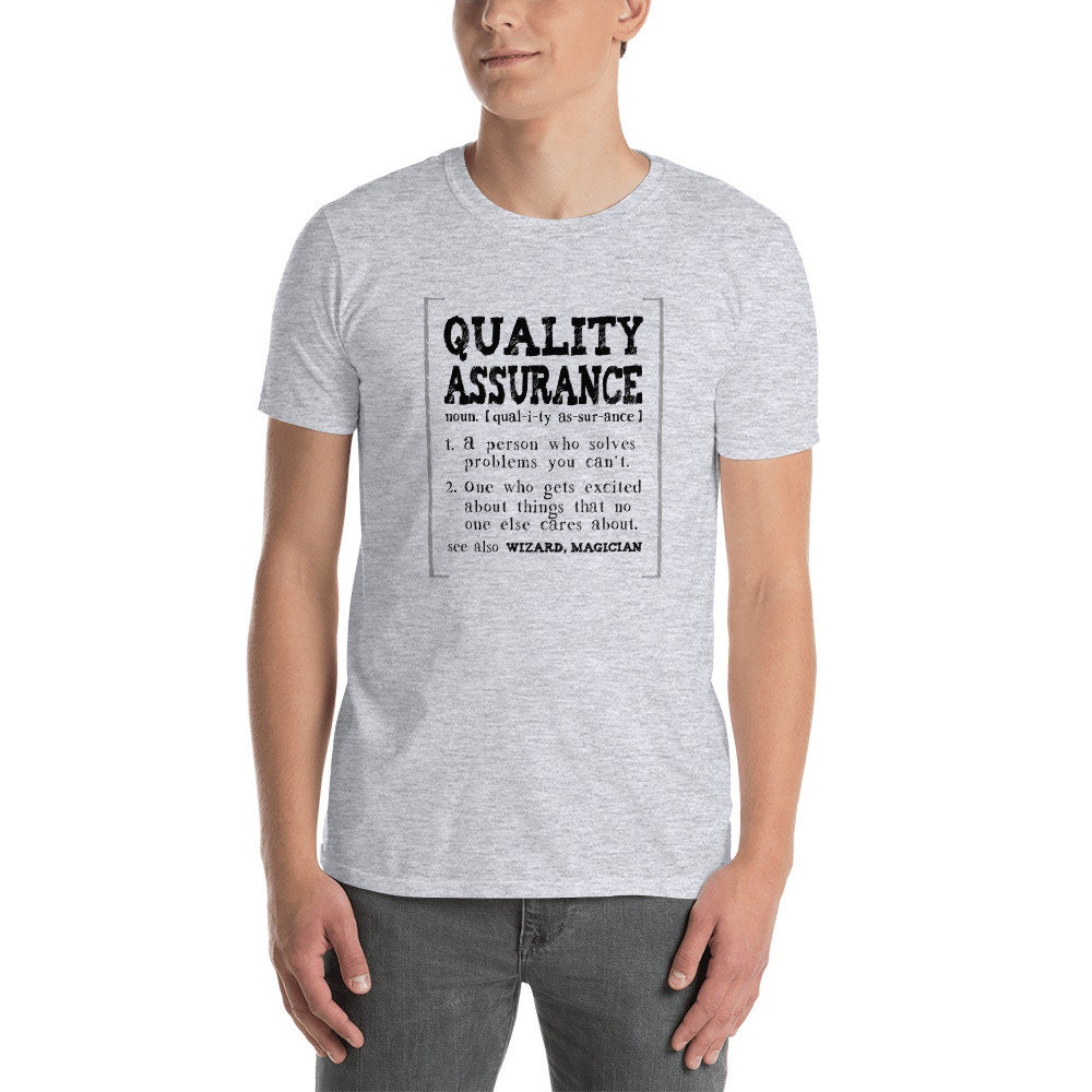 Quality Assurance Shirt, Quality Assurance Gift, Gift for Quality ...