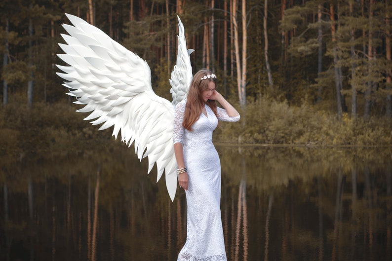 Large Angel Wings Costume Adult Cosplay Costume Women Etsy