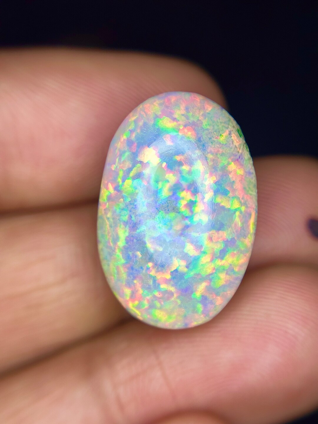 Top Quality Natural Ethiopia Opal, Fire Opal, Opal Cabochon, Welo Opal, Color Play Opal, White ...