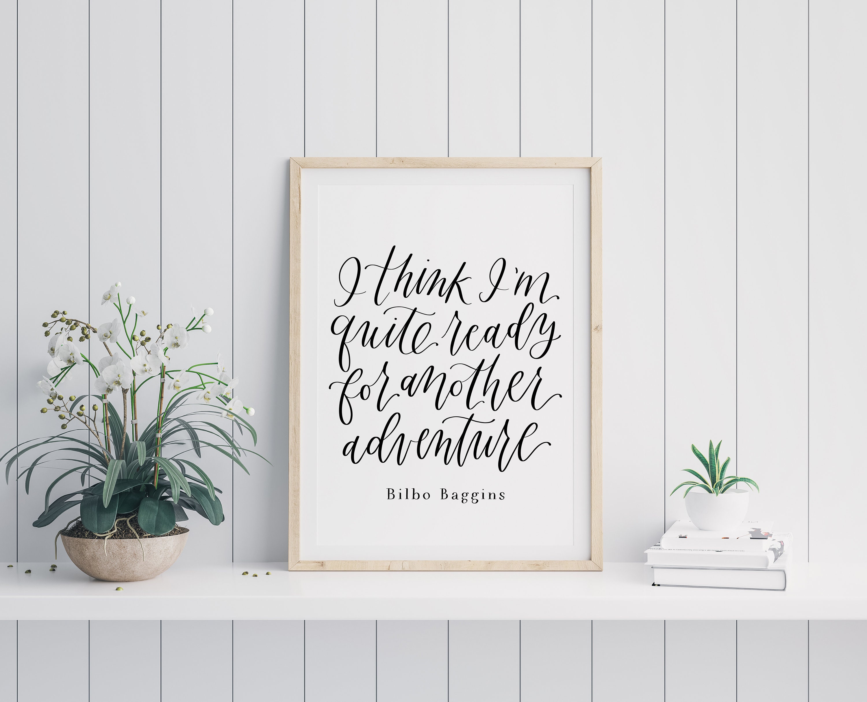 I Think I'm Quite Ready for Another Adventure Quote by Bilbo Baggins ...