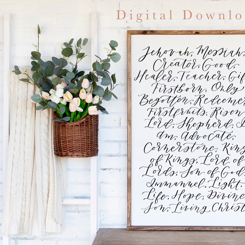 Names of Jesus - Etsy