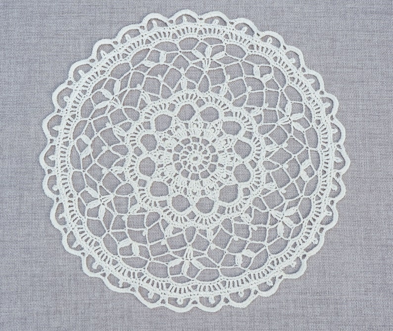 Crochet Doily Linen Crochet Doily Table Decor Interior - Etsy Ireland