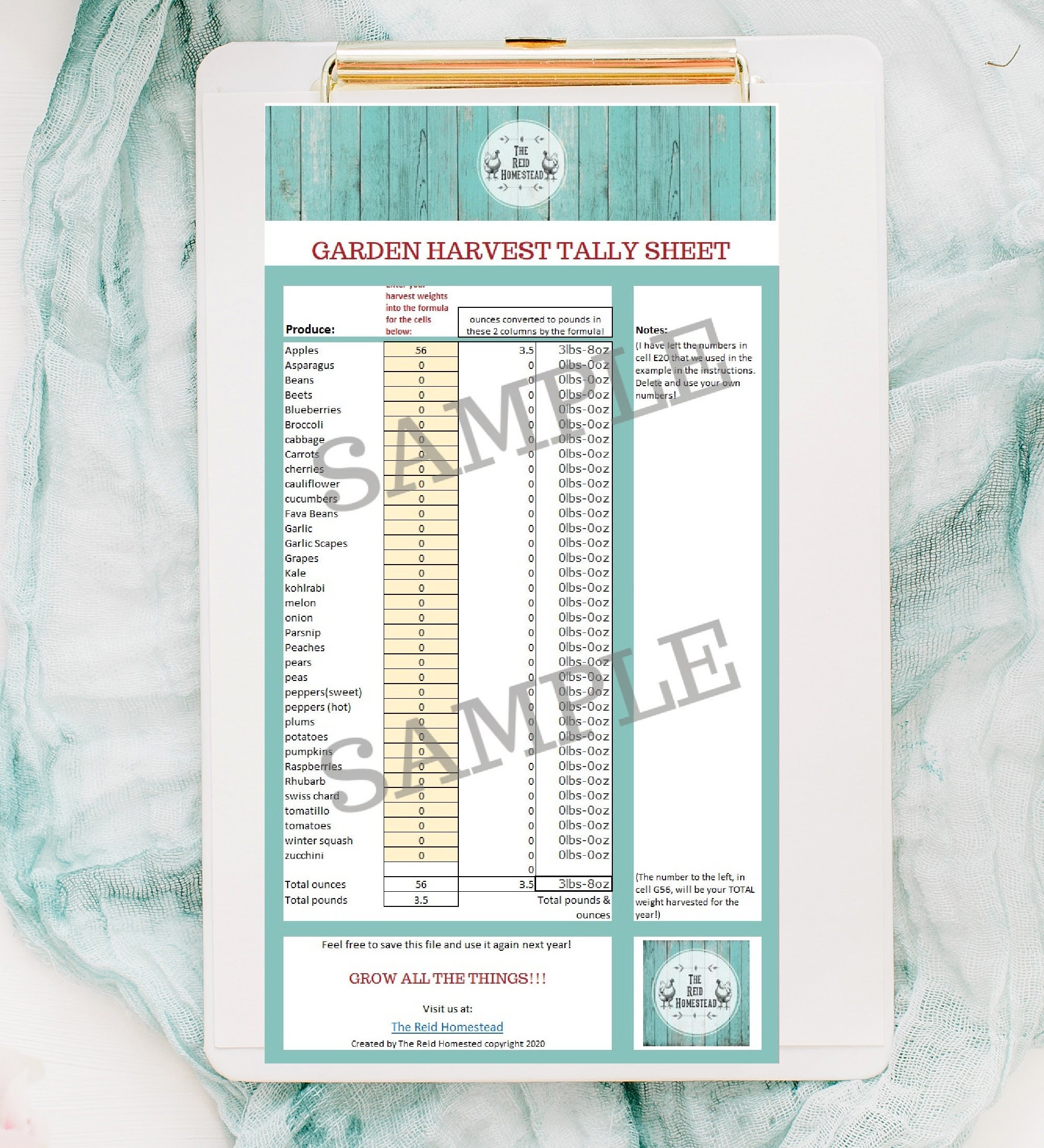 Vegetable Gardening Printable Bundle | Tips and Calendar for Starting ...