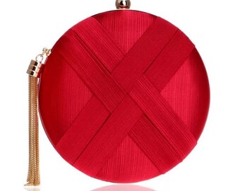Red Evening Bag - Etsy