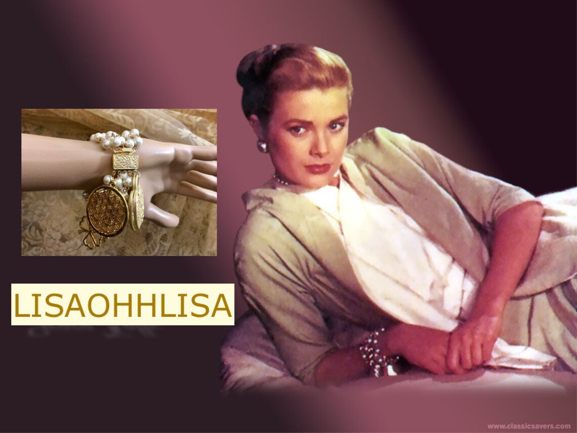 The Lisa Fremont grace Kelly Charm Bracelet 002 | Etsy