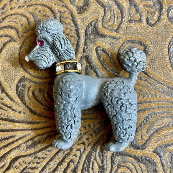 Poodle Brooch - Etsy
