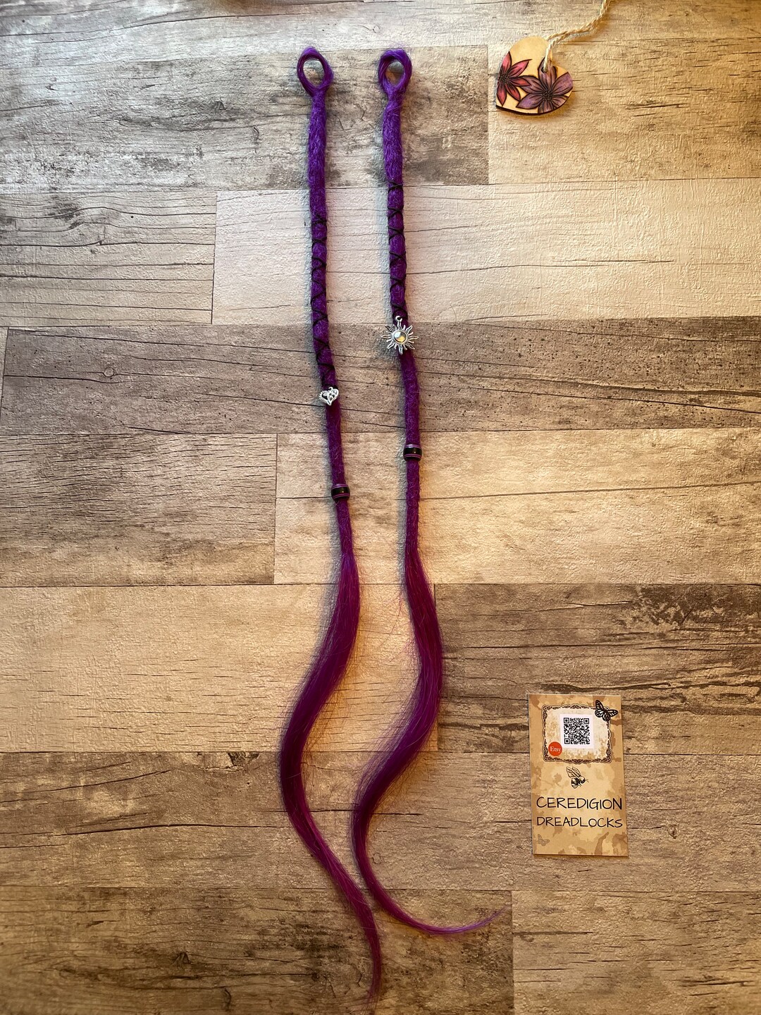 X2 Single Ended 23 Inch Purple 100% Human Hair Dreadlock - Etsy