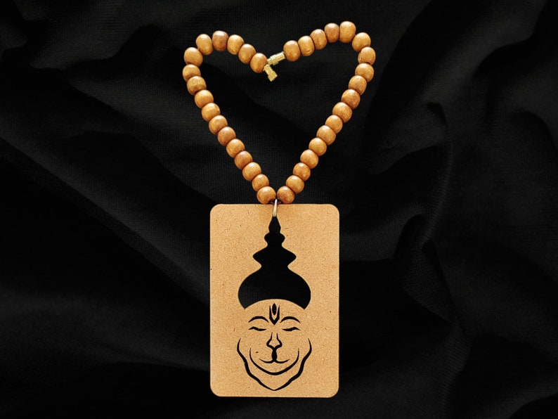 Minimalist and Classy Hanuman Indian Hindu God Car Charm Mirror Hanging ...