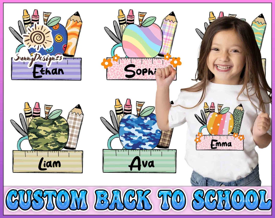 CUSTOM School Name Frame PNG Bundle Primary Frame Png - Etsy