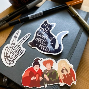 Hocus Pocus Sticker Pack / Halloween Stickers / Waterproof Stickers ...