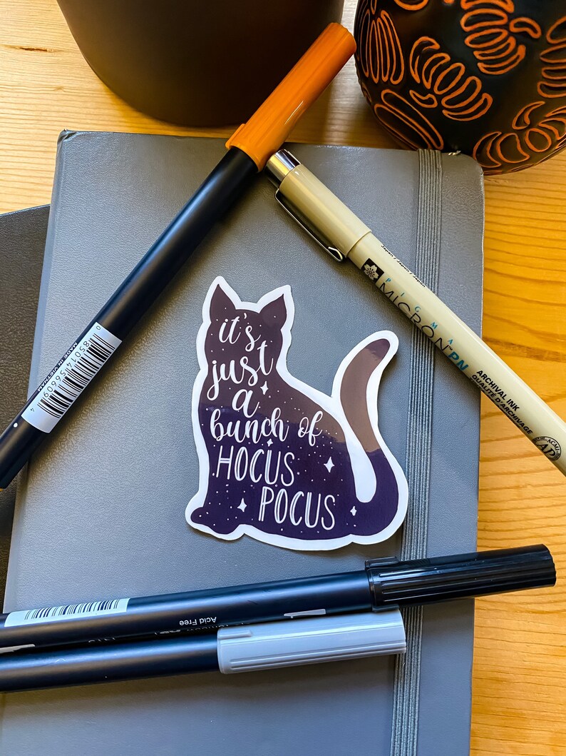 Hocus Pocus Sticker Pack / Halloween Stickers / Waterproof - Etsy