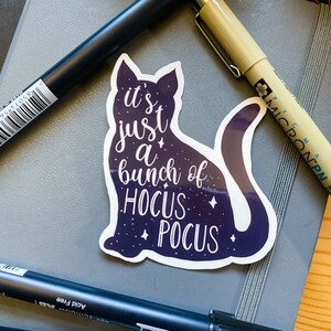 Hocus Pocus Sticker / Halloween Sticker / Waterproof Sticker / Water ...