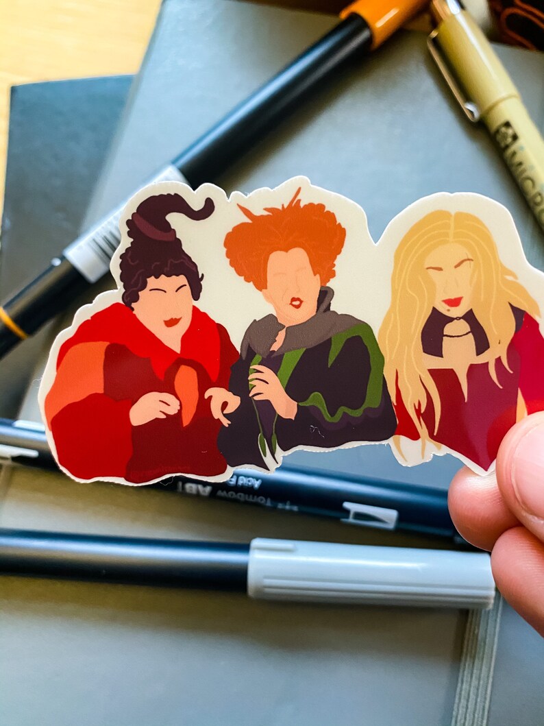 Hocus Pocus Sticker / Halloween Sticker / Waterproof Decal / Water ...