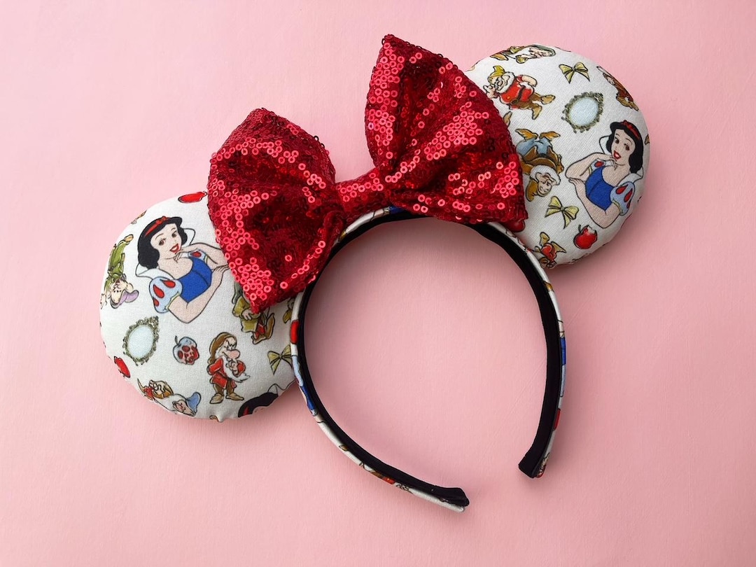 Snow White Ears, Seven Dwarfs Ears, Minnie Ears - Etsy